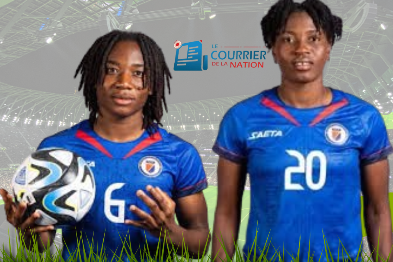 Football: Melchie et Kethna parties pour conquérir la planète - Le Courrier de la Nation